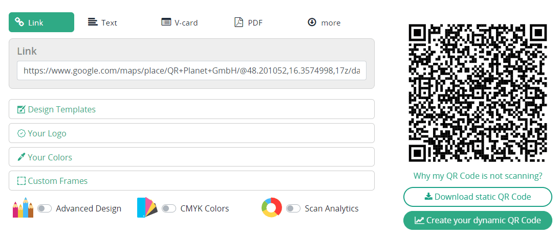 Best free QR code generators for Google Maps / Waze GPS location