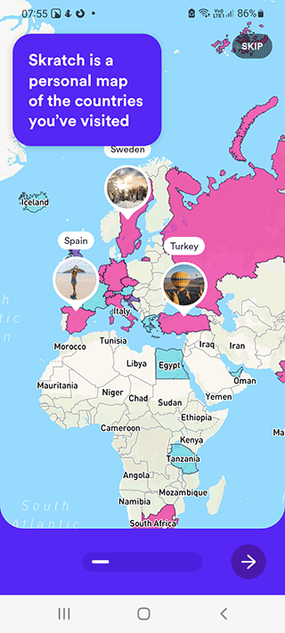 Best apps to track visited countries for Android, iOS | Places tracking ...