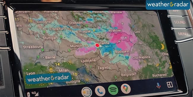 Best Weather Radar apps for Android Auto (USA / Europe)